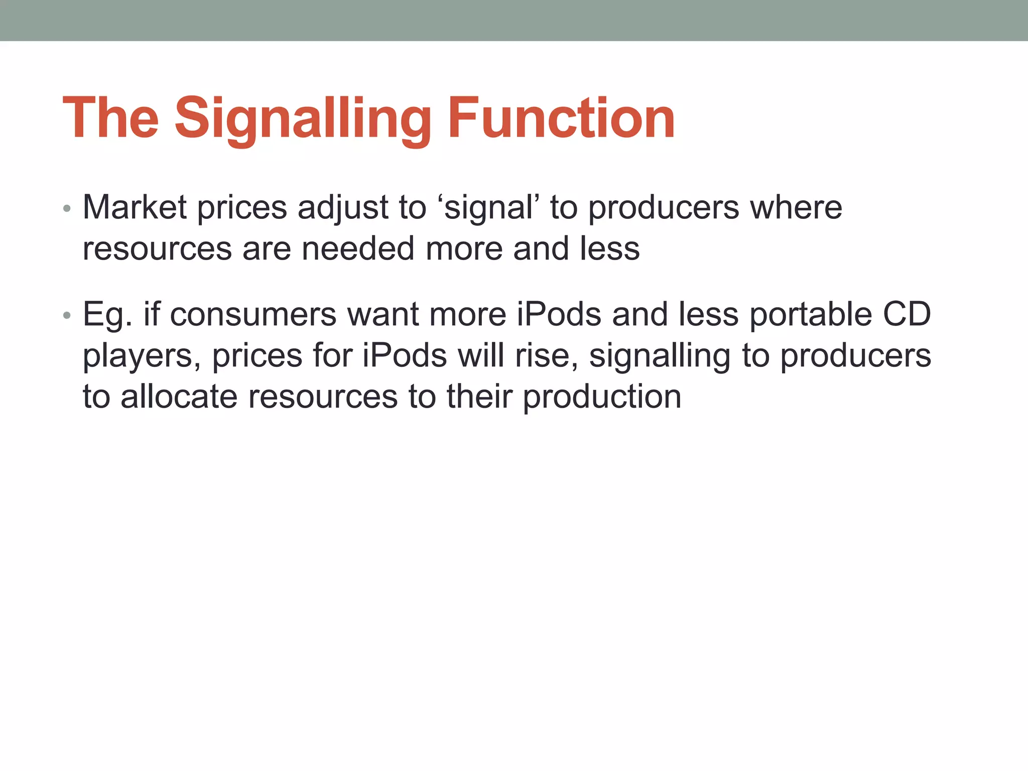 The Role of Prices.ppt