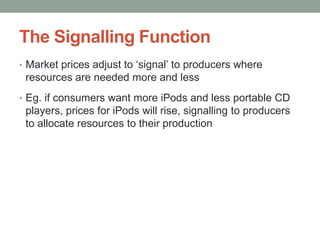 The Role of Prices.ppt