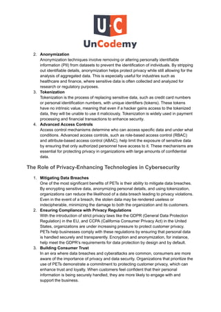The Role of Privacy-Enhancing Technologies in Cybersecurity.pdf