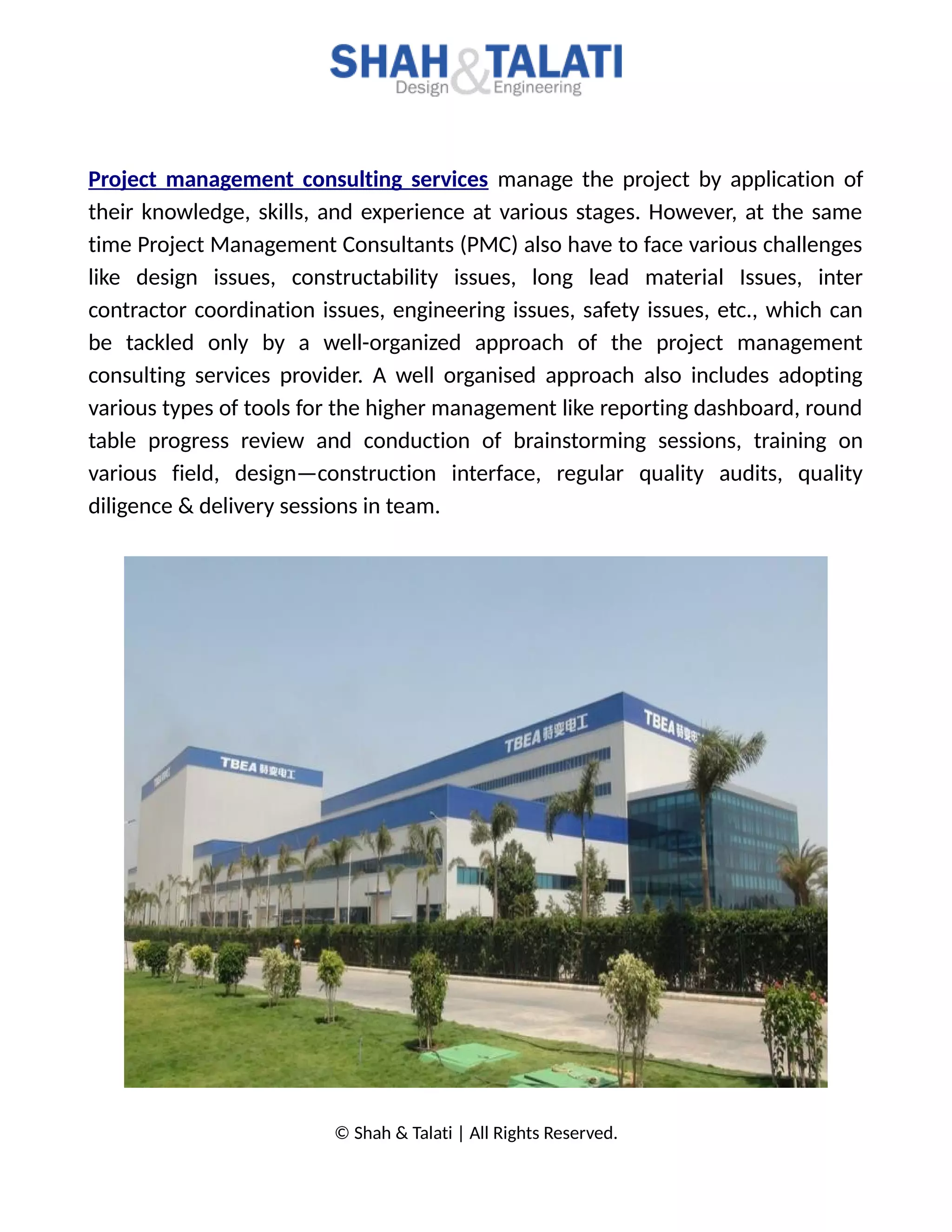 The role of project management consultants | PDF