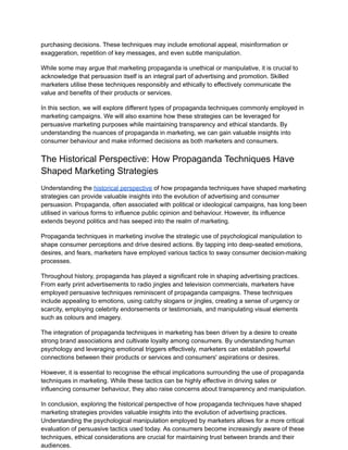 The Role of Propaganda in Marketing_ Understanding its Impact and ...