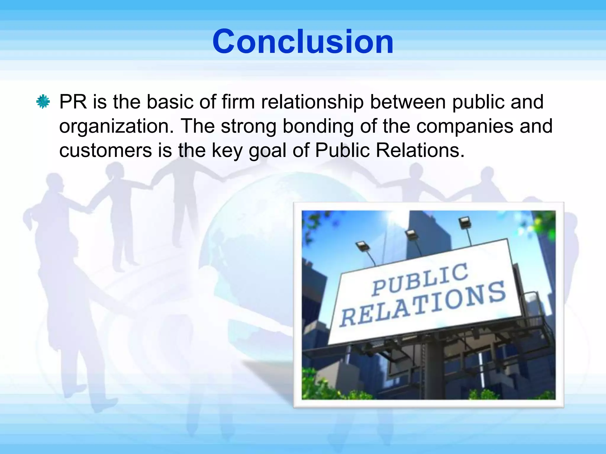 The Role of Public Relations in an Organization | PPT