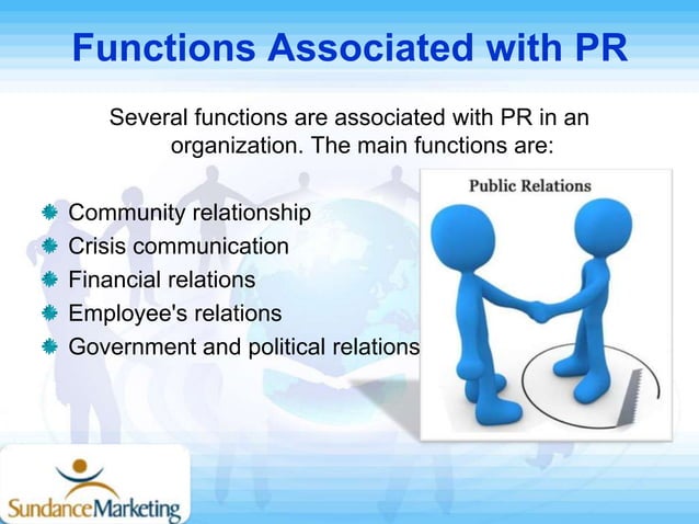 The Role of Public Relations in an Organization | PPT