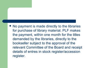The role of punjab library foundation in development | PPT