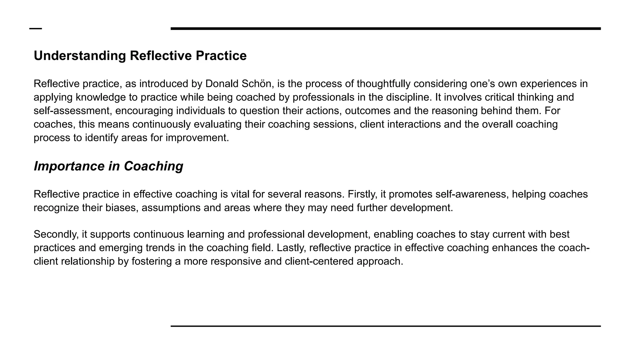 The Role of Reflective Practice in Effective Coaching .pptx