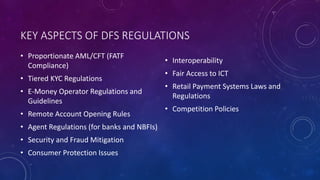 The Role of Regulations in the Development of Digital Finance | PPTX