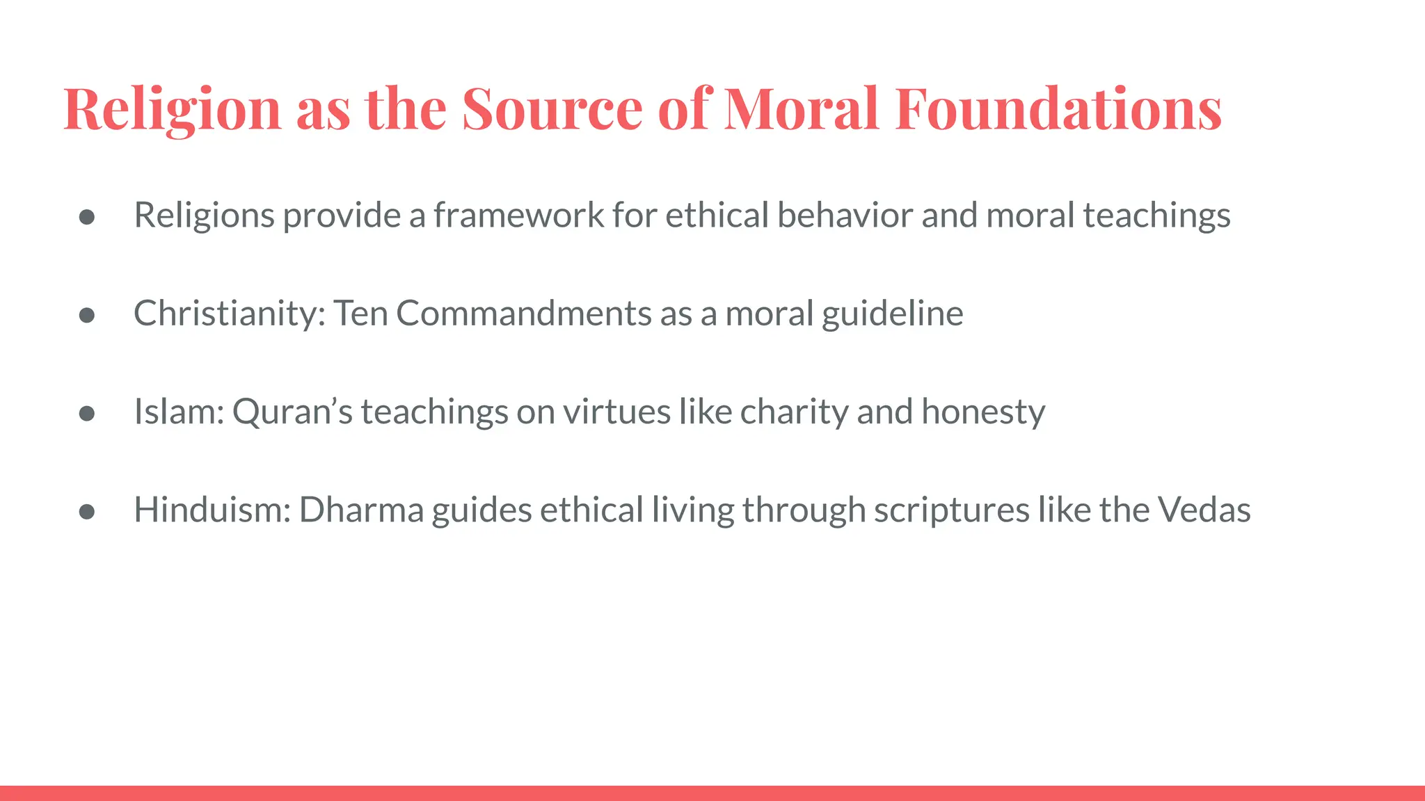 The Role of Religion in Shaping Moral Values Across Cultures | PDF