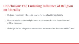The Role of Religion in Shaping Moral Values Across Cultures | PDF