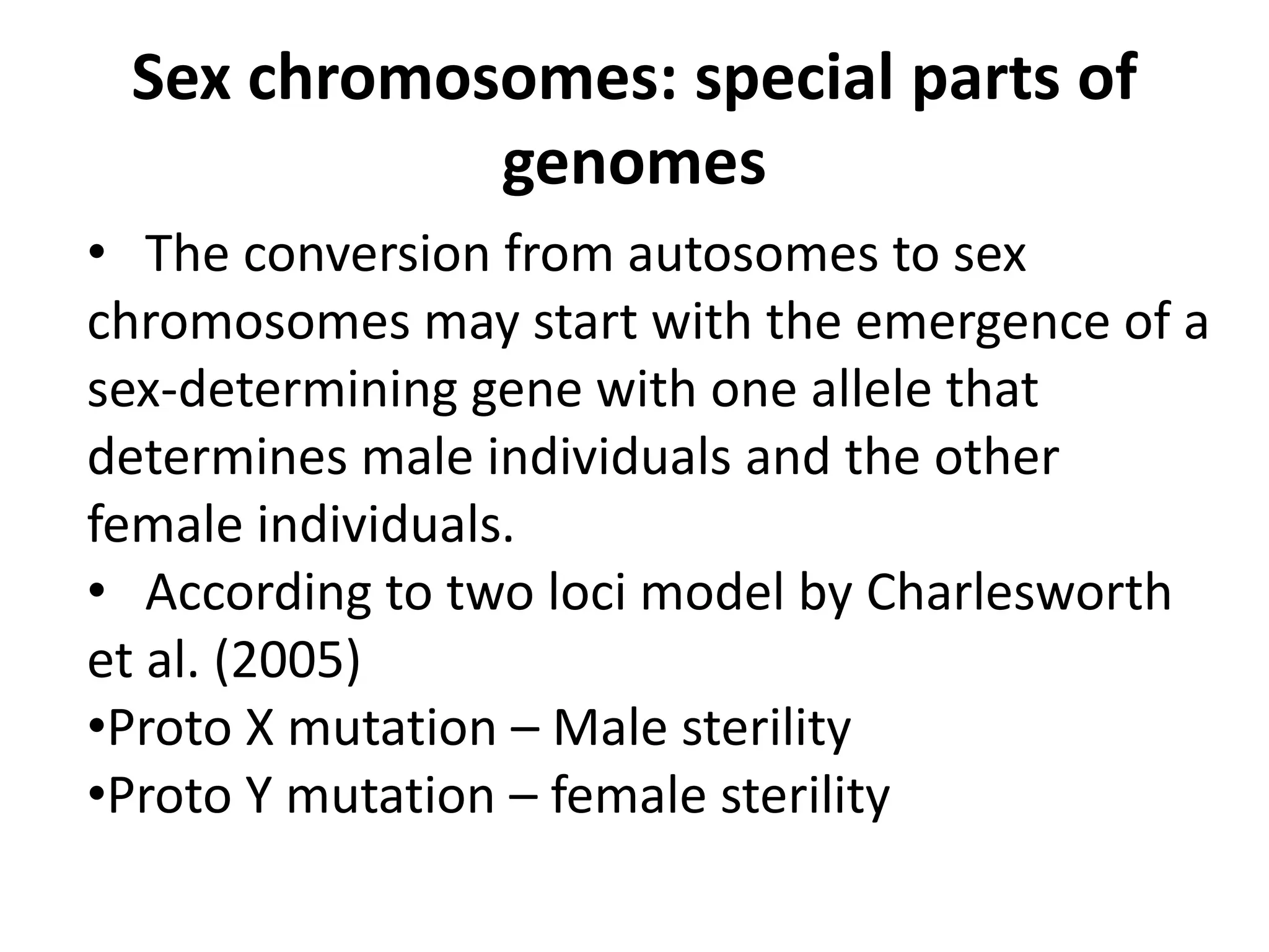 The Role Of Repititive Dna In Structure And Evolution Of Sex Chromosome