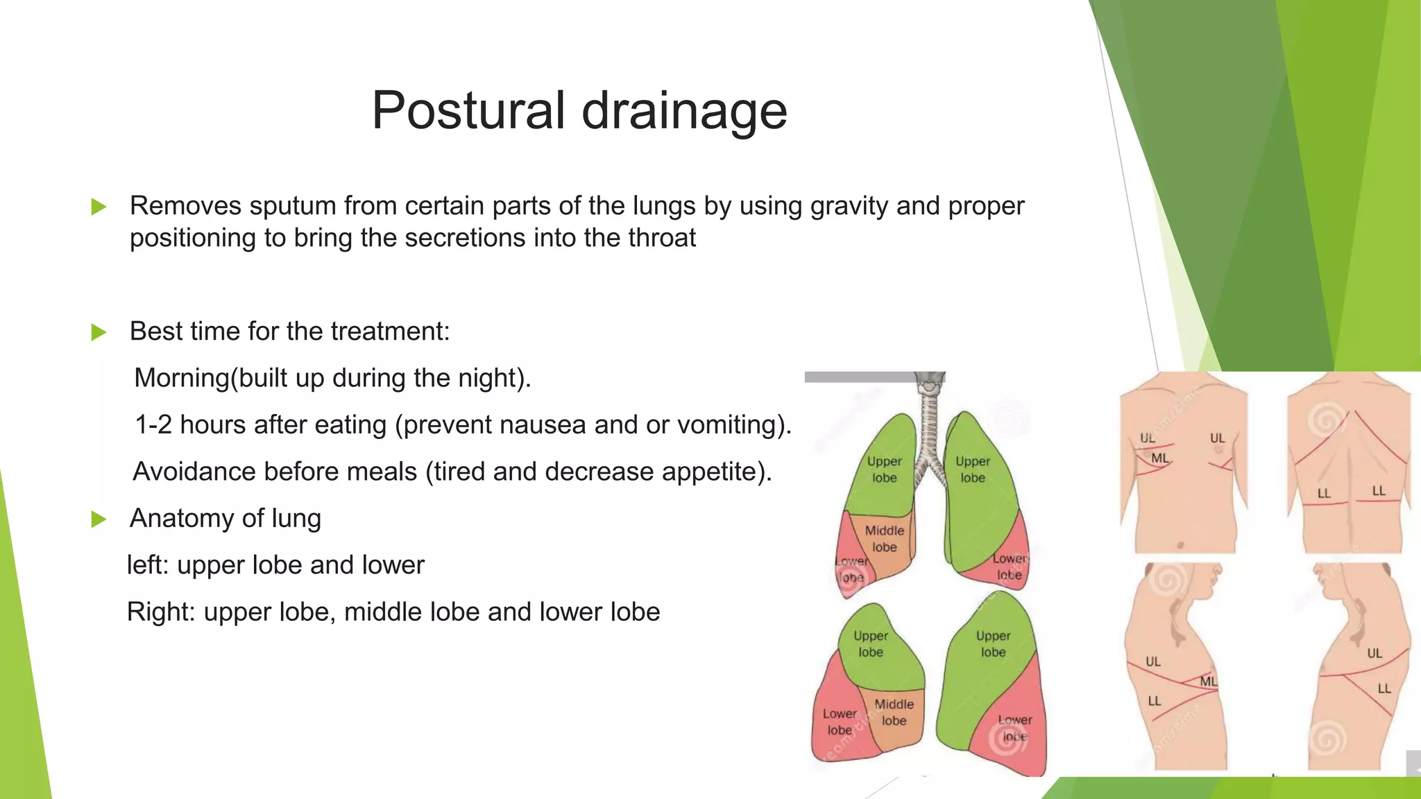 The role of respiratory physiotherapy in surgery | PPTX