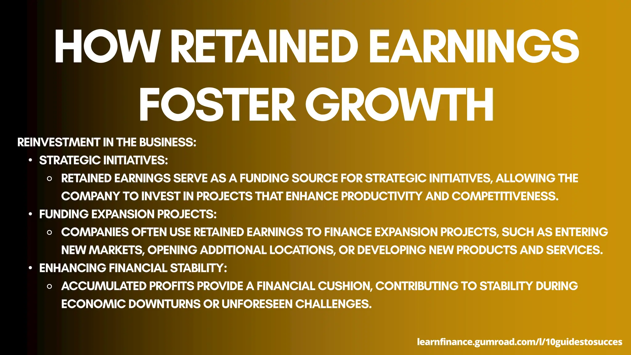 The Role of Retained Earnings in Business Growth | PDF