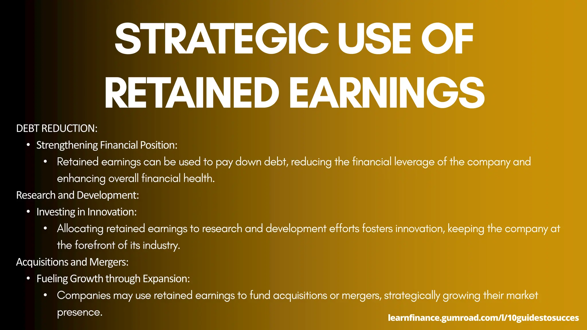 The Role of Retained Earnings in Business Growth | PDF