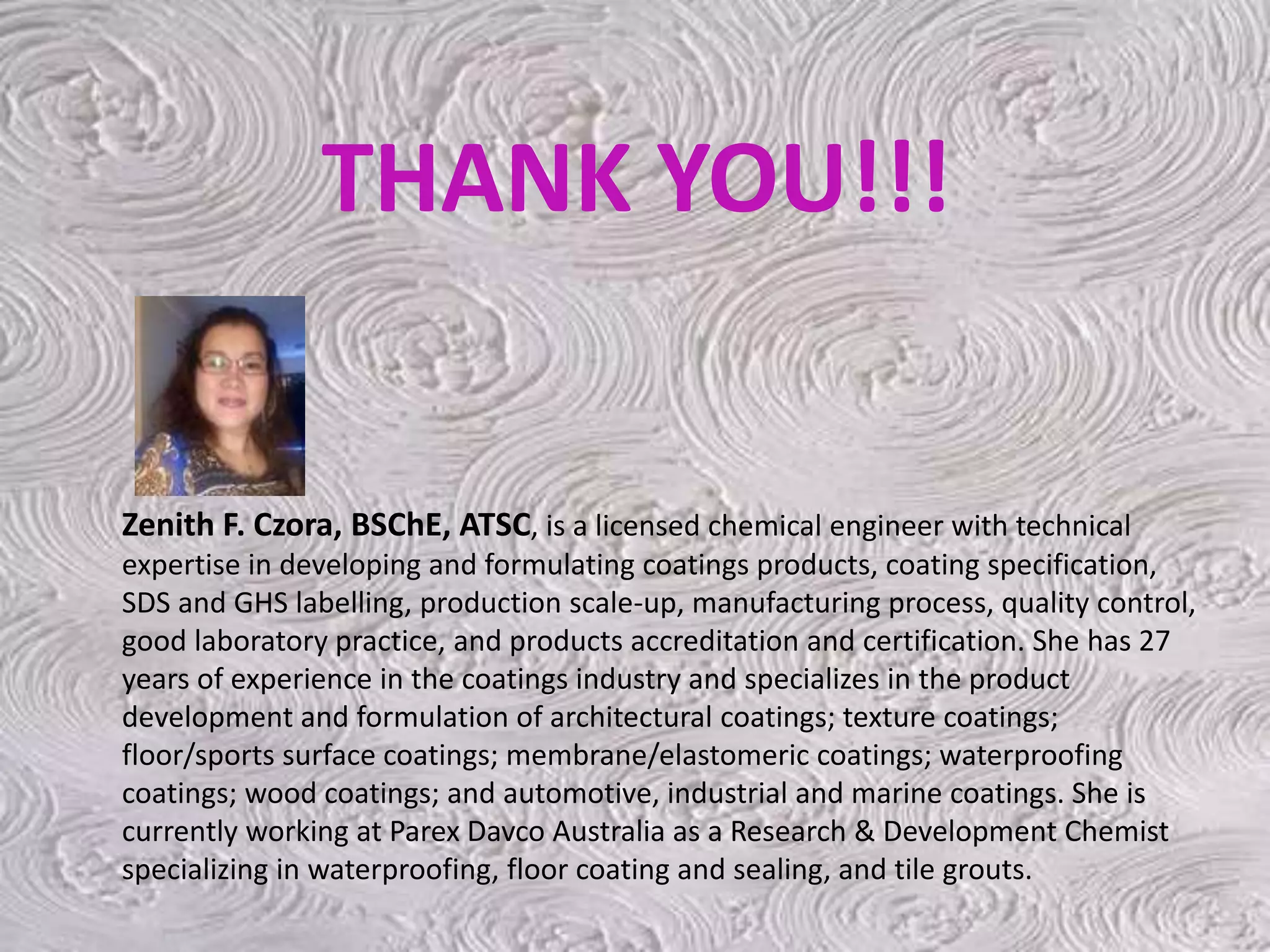 The role of rheology modifiers in texture coatings | PPTX