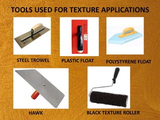 The role of rheology modifiers in texture coatings | PPTX