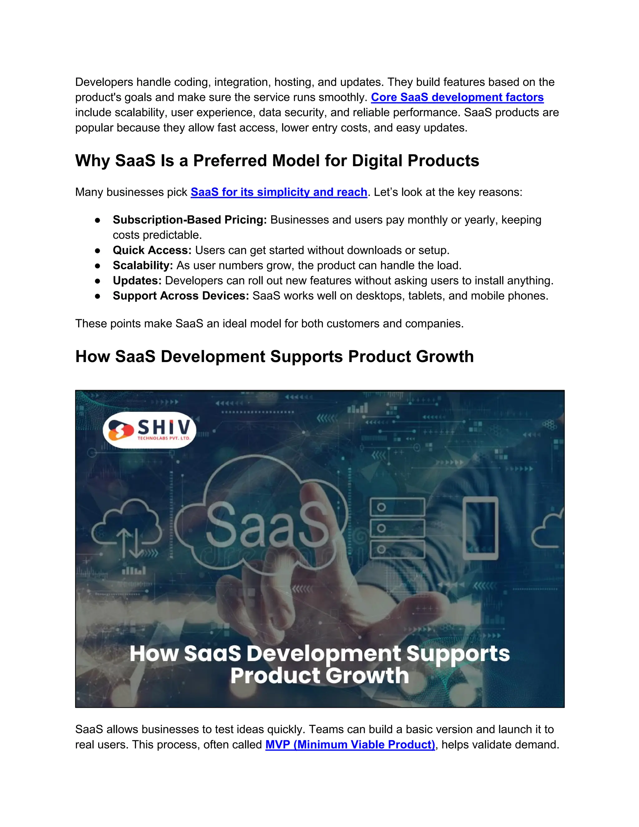 A Comprehensive Guide to SaaS Development for Product Success | PDF