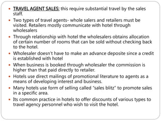The role of sales and public relation in hotel | PPTX