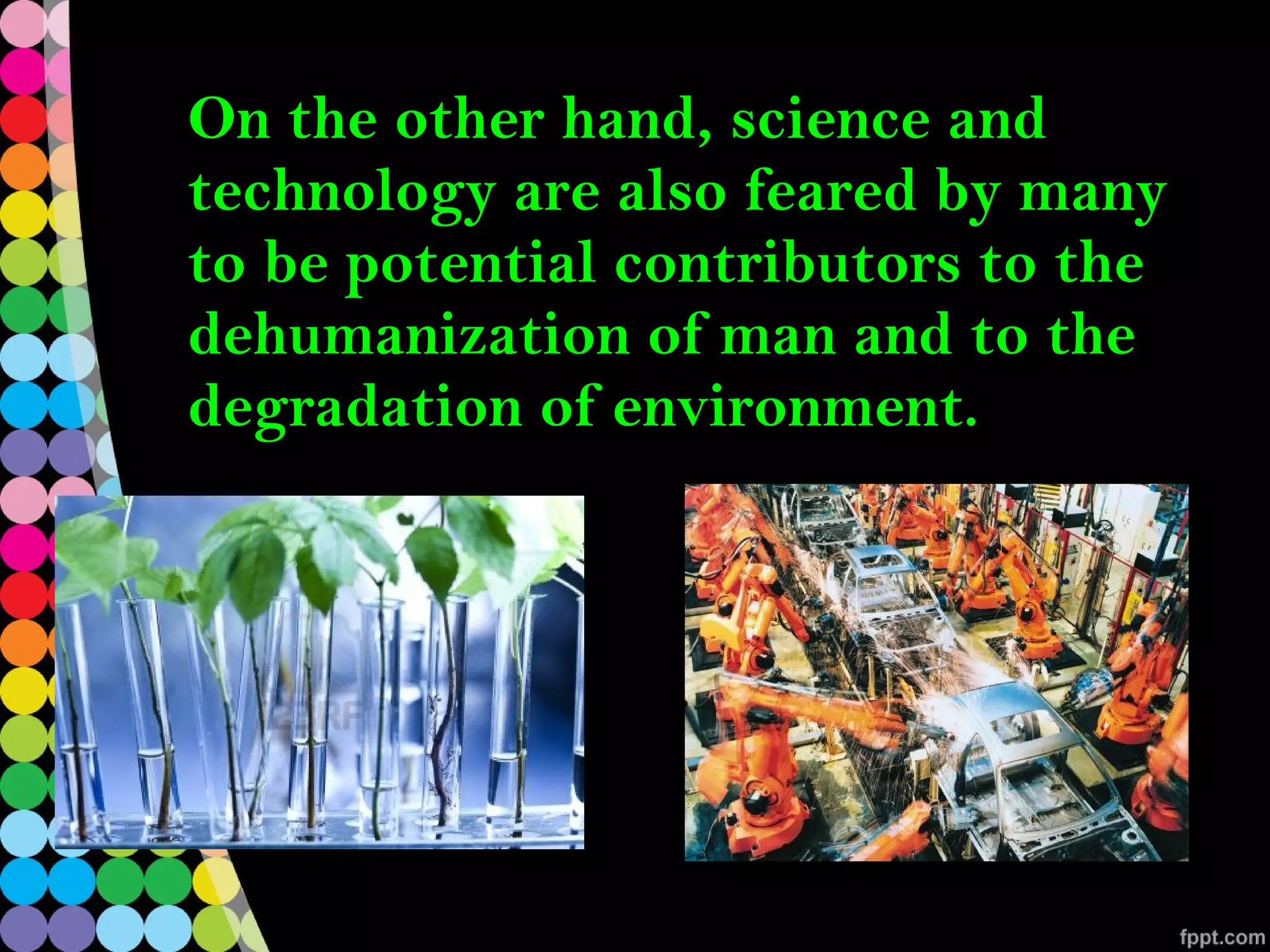 The role of science and technology in development | PPT
