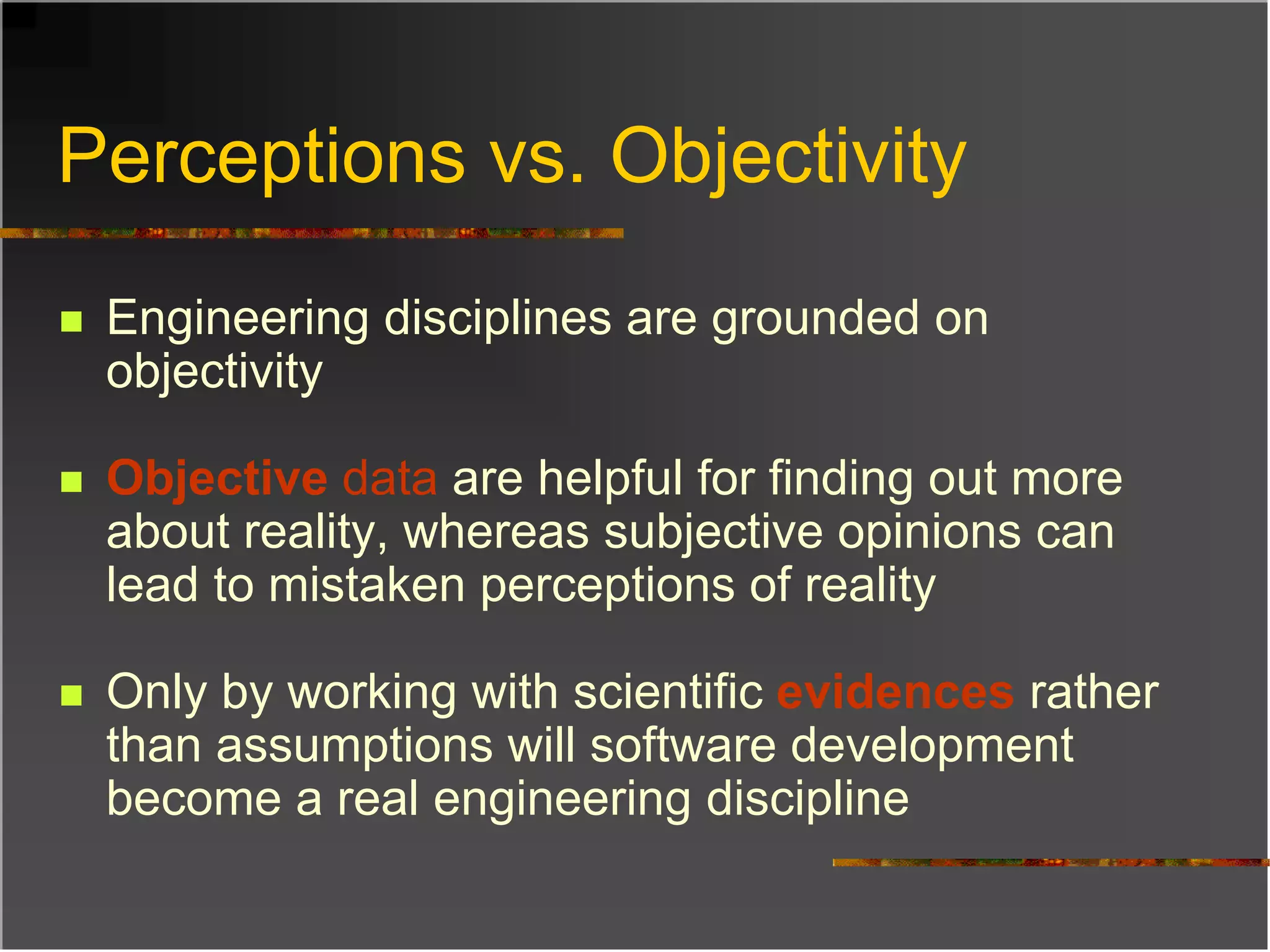 The Role of Scientific Method in Software Development | PPT