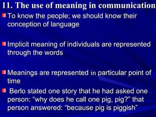 The role of semantics in communicology with reference to language ...