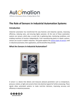 The Role of Sensors in Industrial Automation Systems.pdf