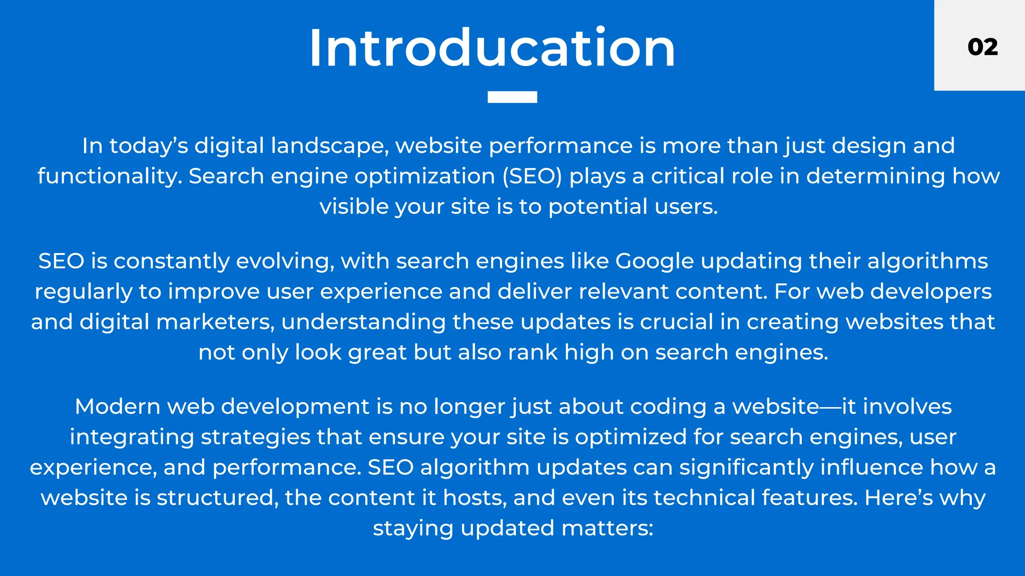 The Role of SEO Algorithm Updates in Modern Web Development.pdf