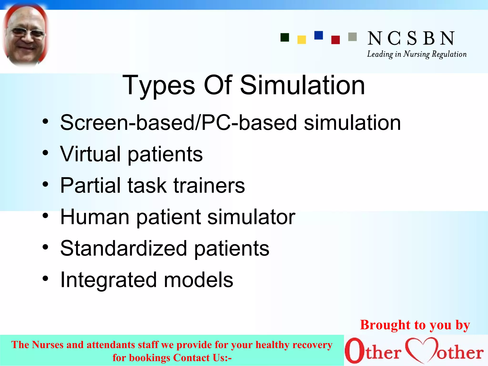 The role of simulation in nursing education | PPT
