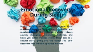 The Role of Sleep in Emotional and Physical Recovery.pptx
