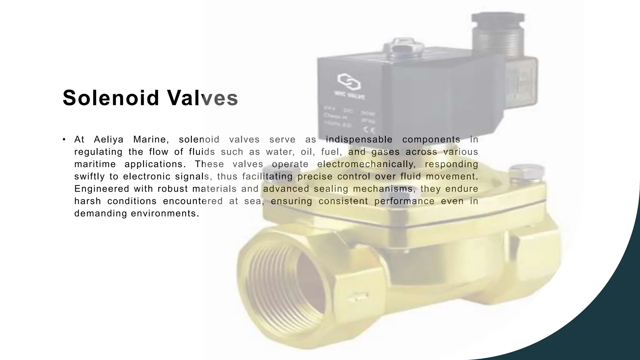 The Role of Solenoid Valves in Marine Automation | PPTX