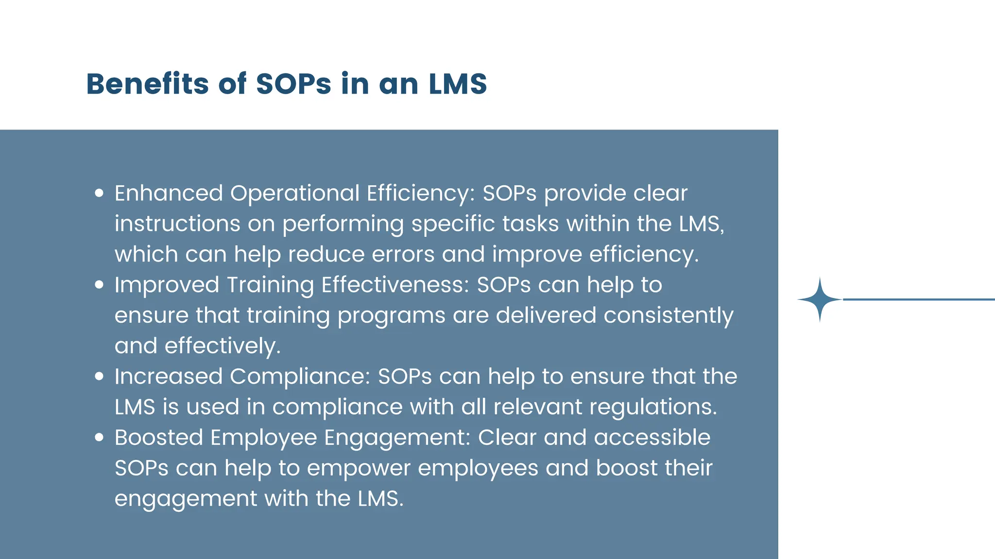 The Role of SOP in LMS- Elevating Business Performance | PPT