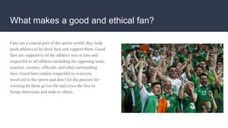 Importance of Sportsmanship | PPT