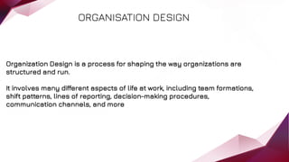 The role of strategic direction in organisational design | PPT