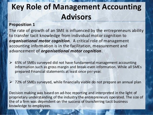 The role of strategic planning, accounting information and advisors i…