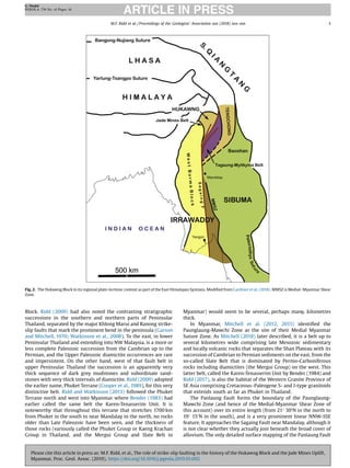 The Role of Strike Slip Faulting in the History of the Hukawng Block ...