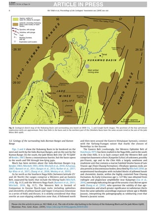 The Role of Strike Slip Faulting in the History of the Hukawng Block ...