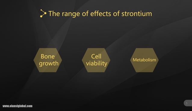 The role of strontium on the human body | PPT