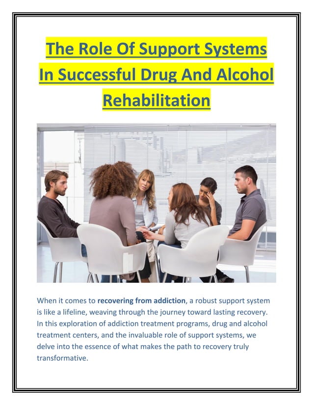 Supportive Paths to Recovery: Addiction Treatment Centers and Networks | PDF