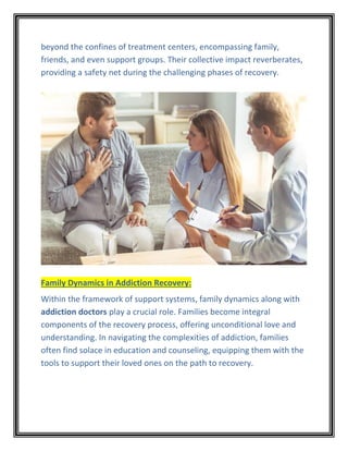 Supportive Paths to Recovery: Addiction Treatment Centers and Networks ...