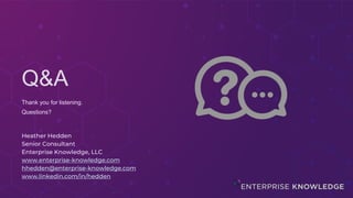 The Role of Taxonomy and Ontology in Semantic Layers - Heather Hedden.pdf | Databases | Computer ...