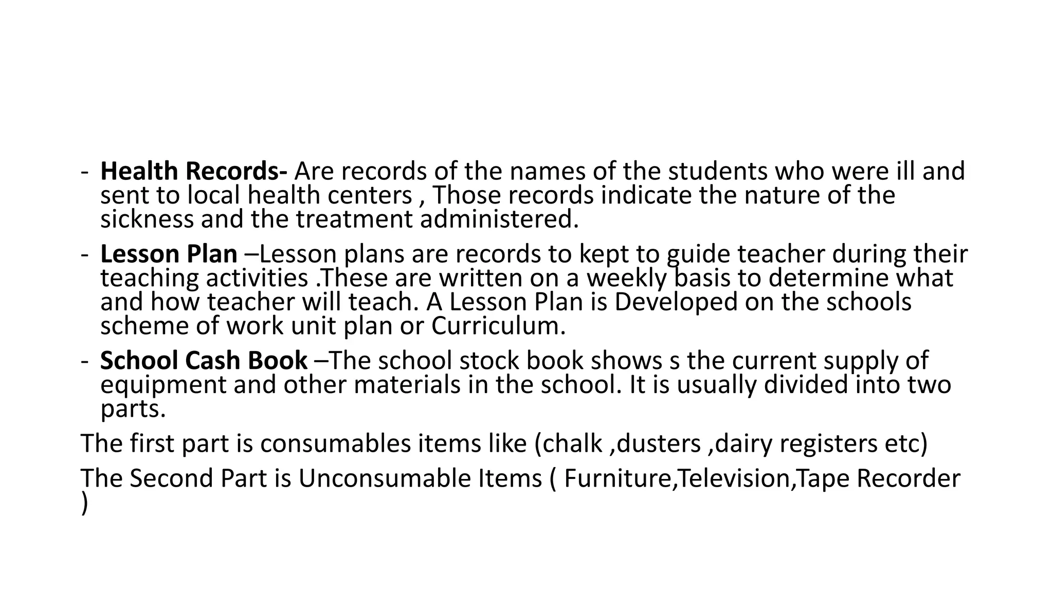 The Role Of Teacher In Maintaining Records.pptx