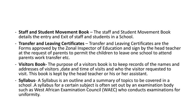 The Role Of Teacher In Maintaining Records.pptx | Educational ...