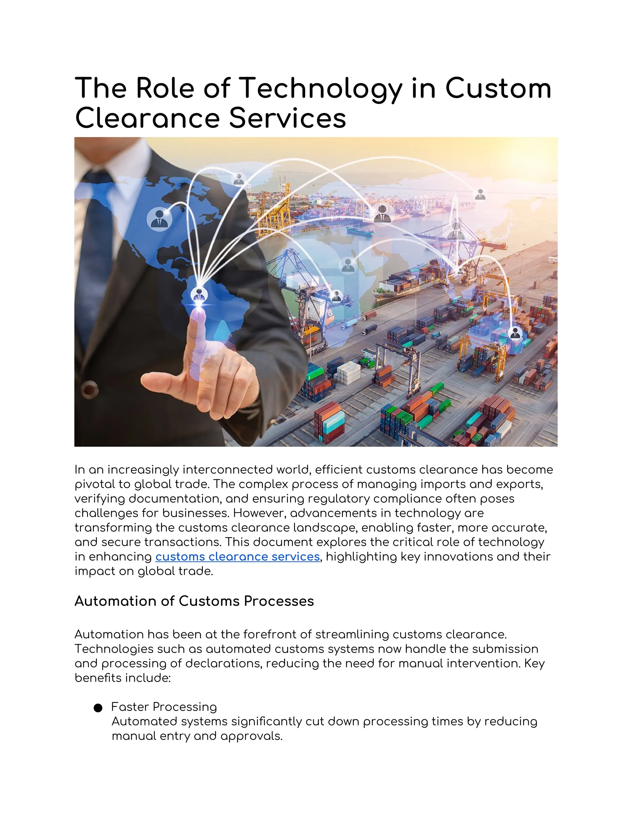 The Role of Technology in Custom Clearance Services.docx
