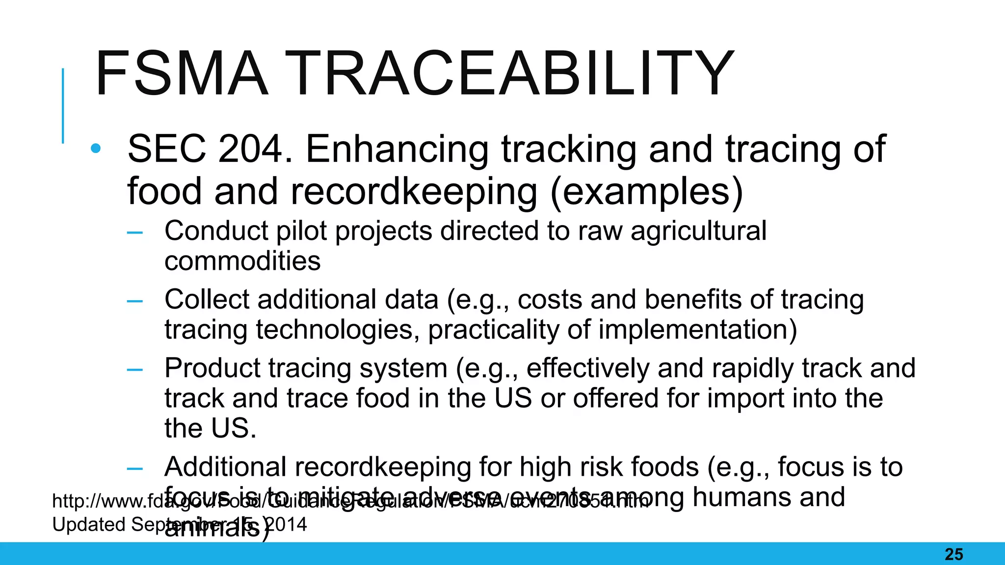 The Role of Technology in Food Processing Compliance and Traceability ...
