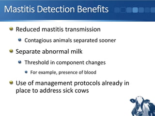 The Role of Technology in Quantifying Mastitis Related Decisions | PPT
