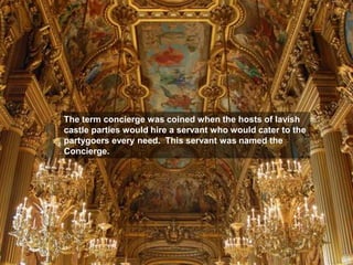 The role of the concierge | PPTX