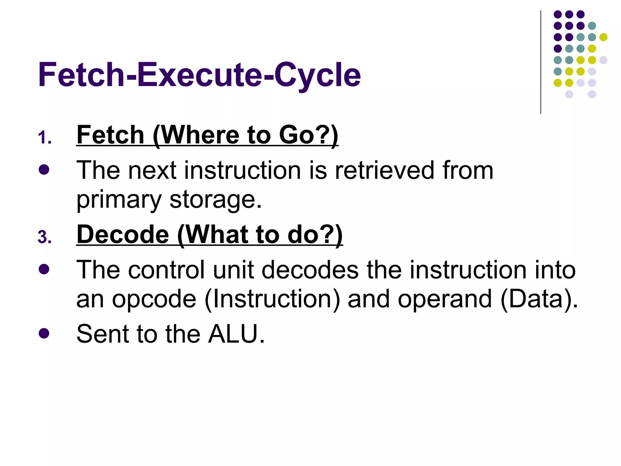 The Role Of The Cpu | PPT