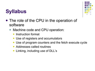 The Role Of The Cpu | PPT