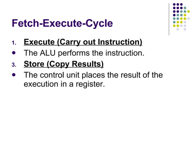 The Role Of The Cpu | PPT