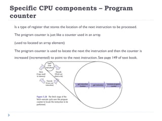 The role of the cpu in the operation | PPT