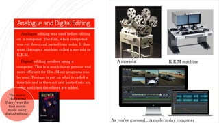 The History of Editing | PPTX
