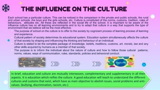 The role of the education system in the society. | PPT